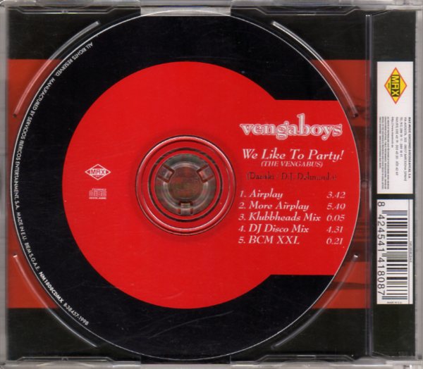 Vengaboys – We Like To Party! (The Vengabus) – CDM | Eurodance 90 CD shop