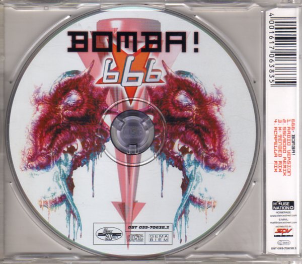 666 – Bomba! – CDM | Eurodance 90 CD shop