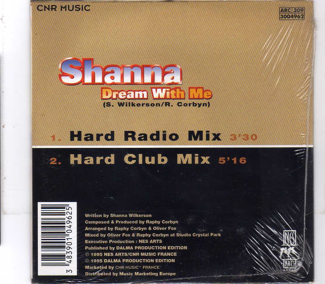 Shanna – Dream With Me – CDS | Eurodance 90 CD shop