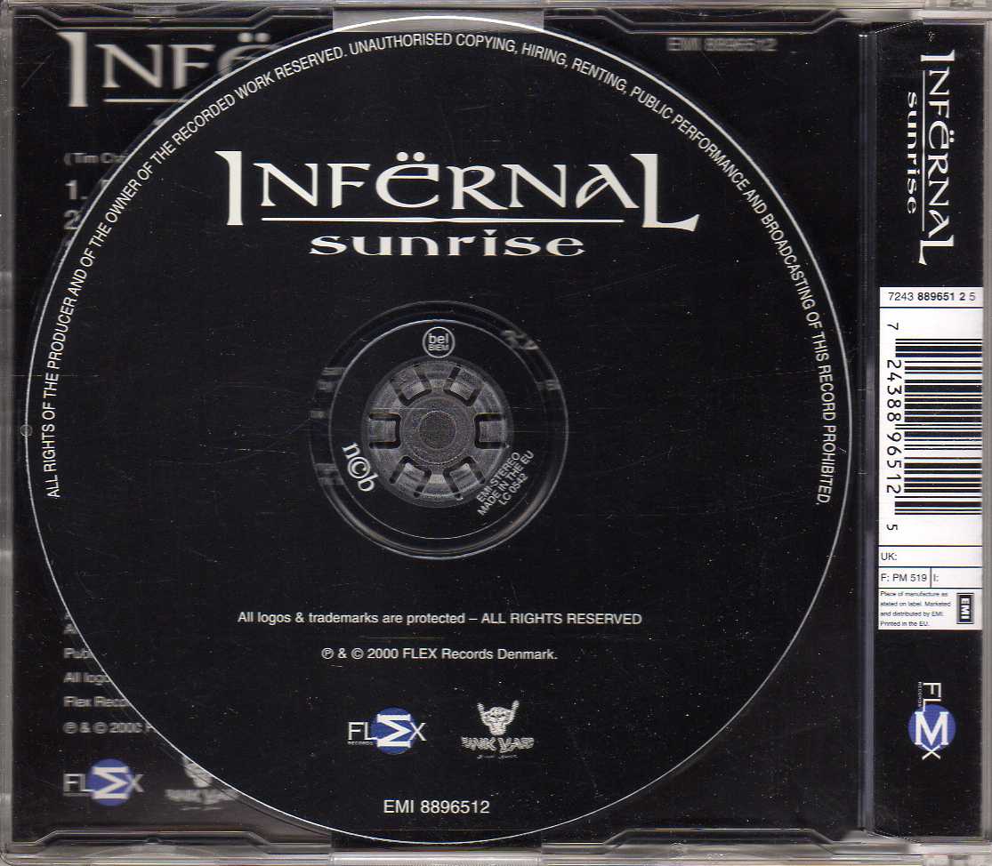 Infernal – Sunrise – CDM | Eurodance 90 CD shop