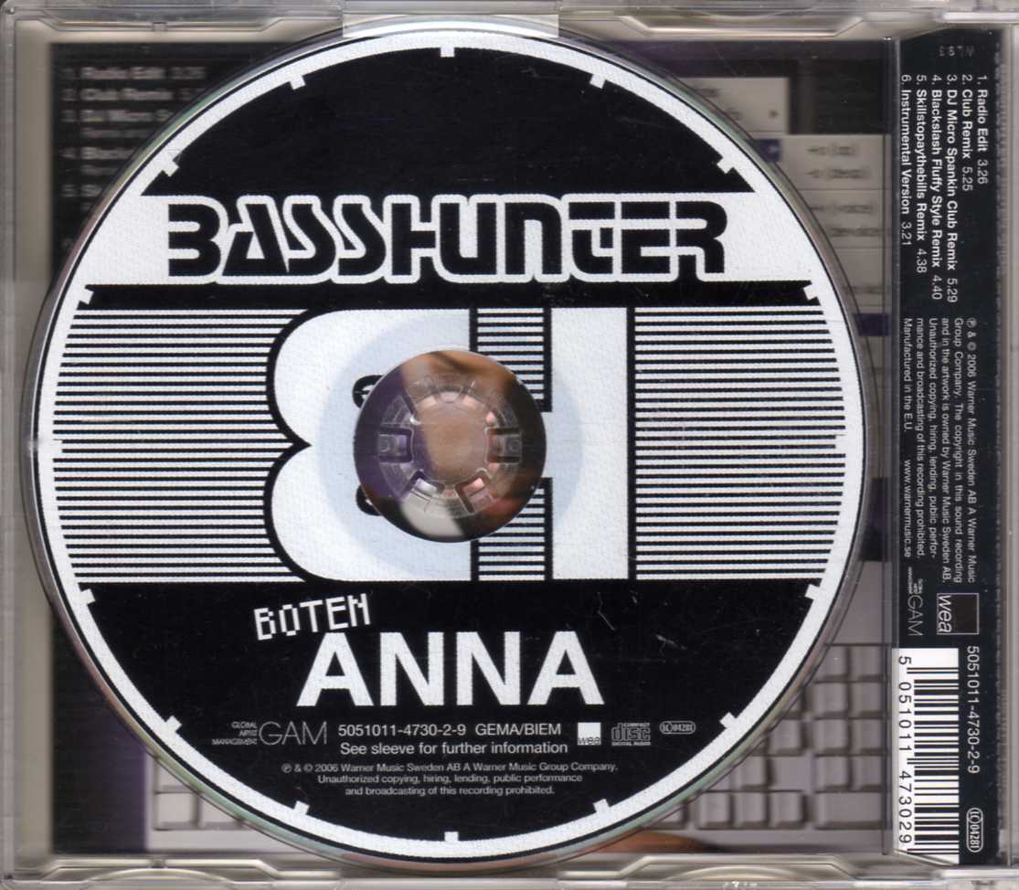 Basshunter – Boten Anna – CDM | Eurodance 90 CD shop