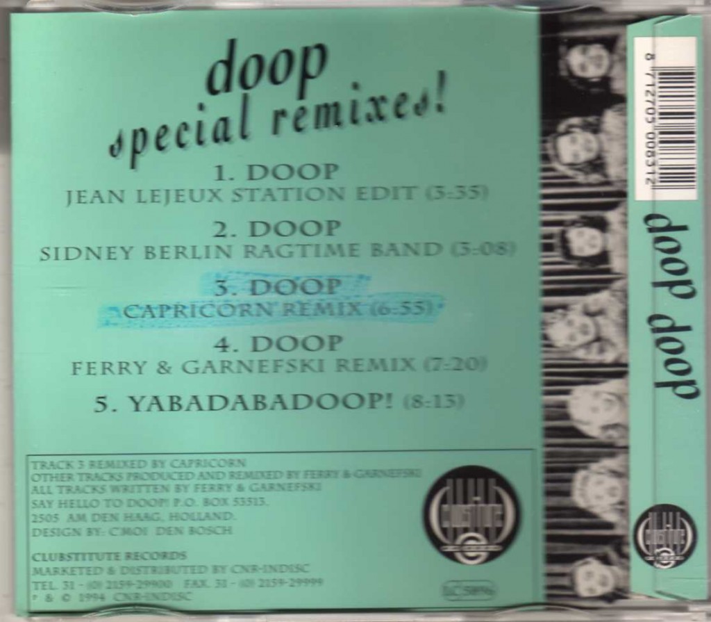 Doop – Doop (Special Remixes) – CDM | Eurodance 90 CD shop