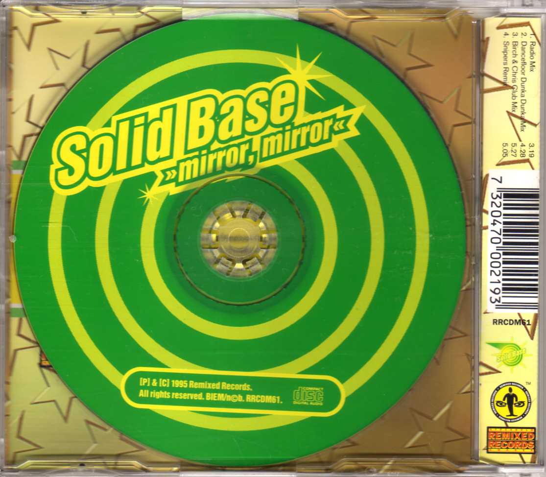 Solid Base – Mirror, Mirror – CDM | Eurodance 90 CD shop