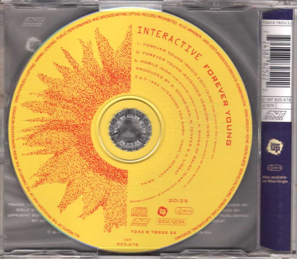 Interactive – Forever Young – CDM | Eurodance 90 CD shop