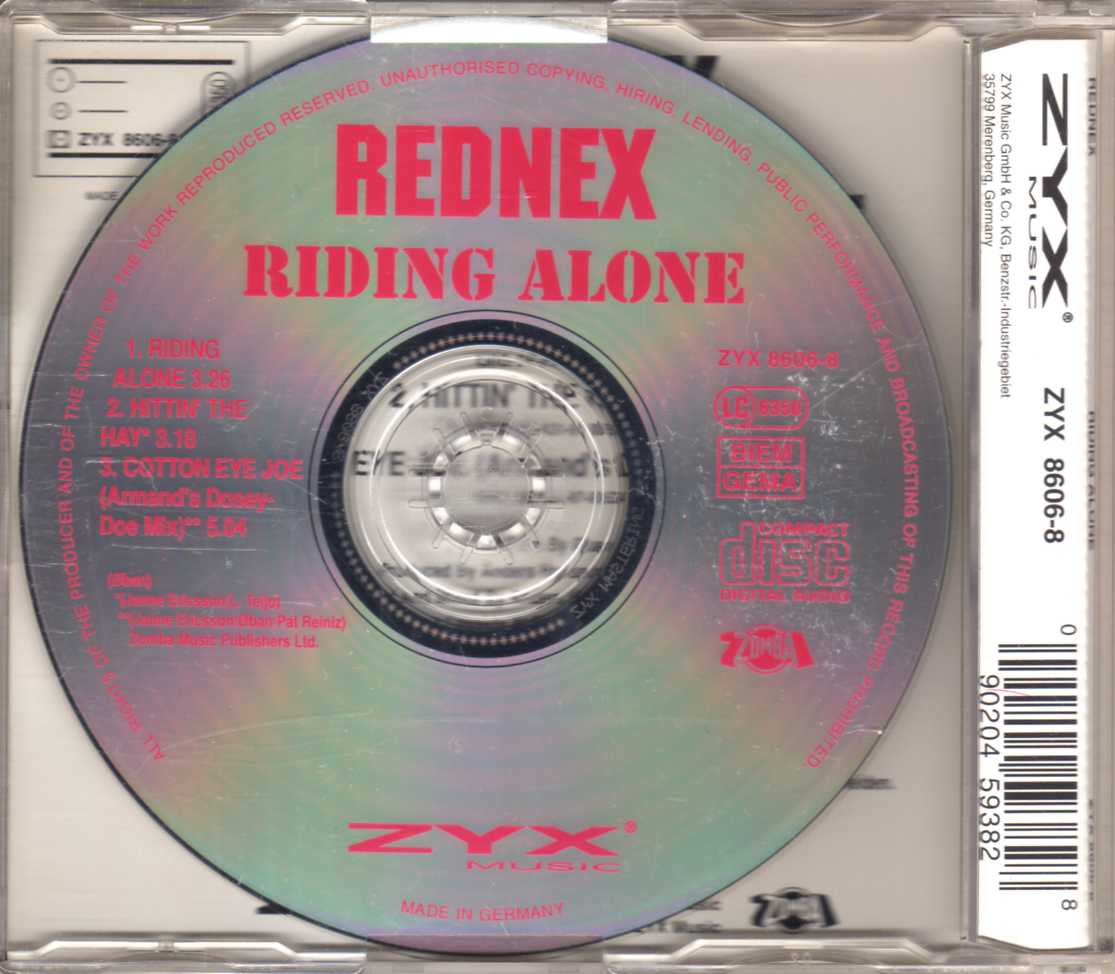 Rednex – Riding Alone – CDM | Eurodance 90 CD shop