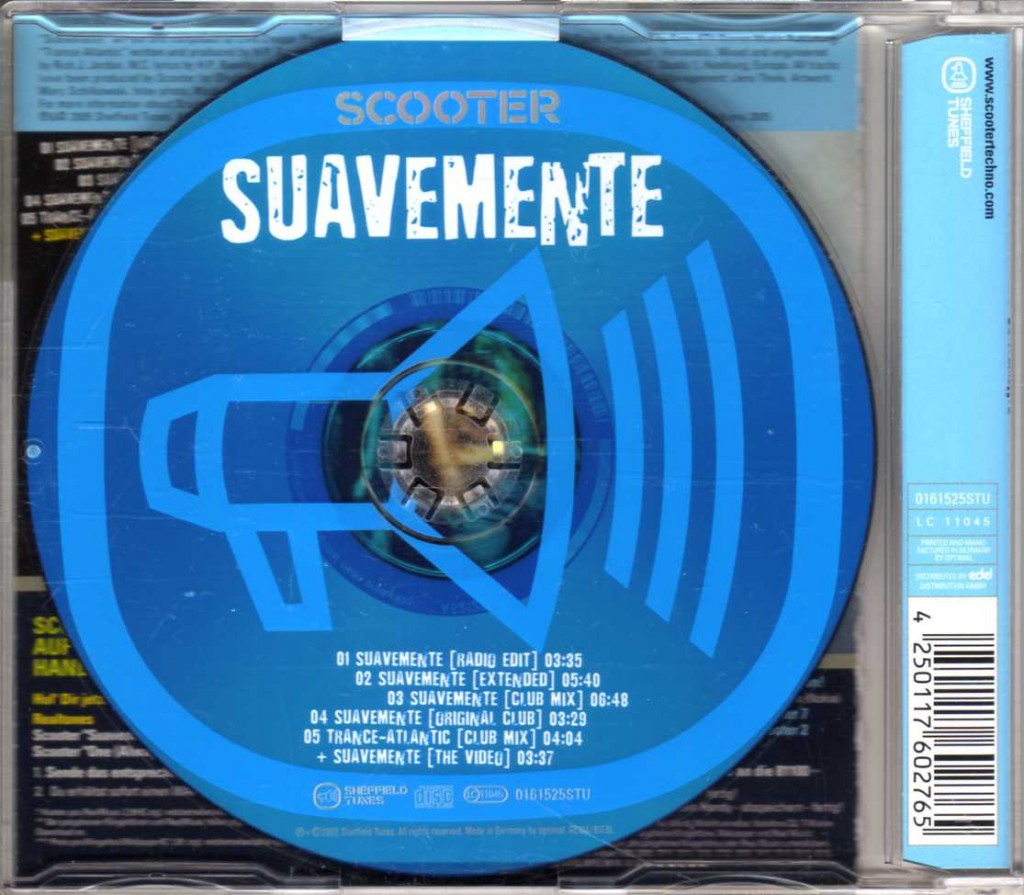 Scooter – Suavemente – CDM | Eurodance 90 CD shop