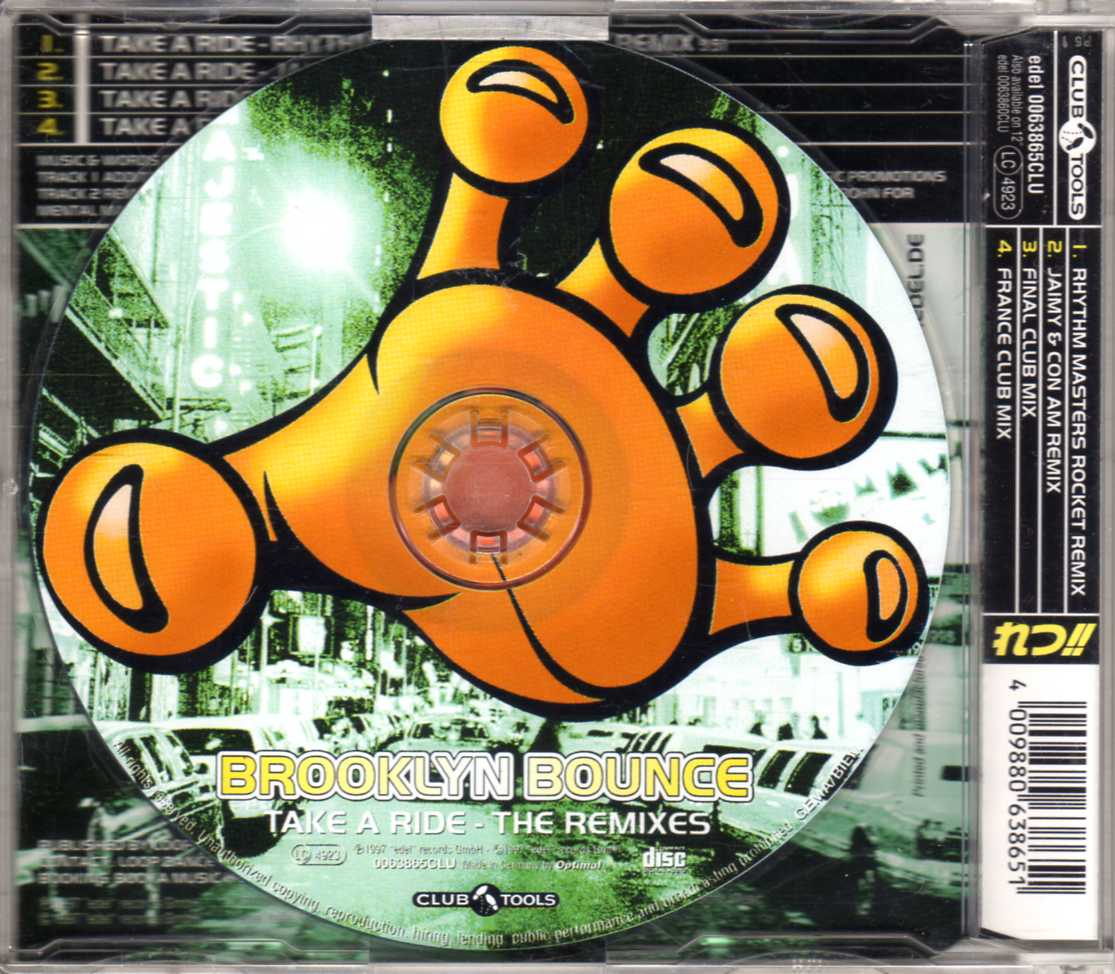 Brooklyn Bounce – Take A Ride (The Remixes) – CDM | Eurodance 90 CD shop