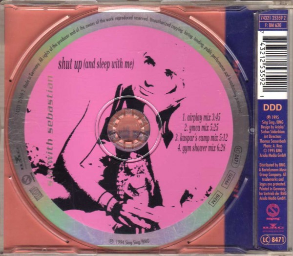 Sin With Sebastian – Shut Up (And Sleep With Me) – CDM | Eurodance 90 CD shop