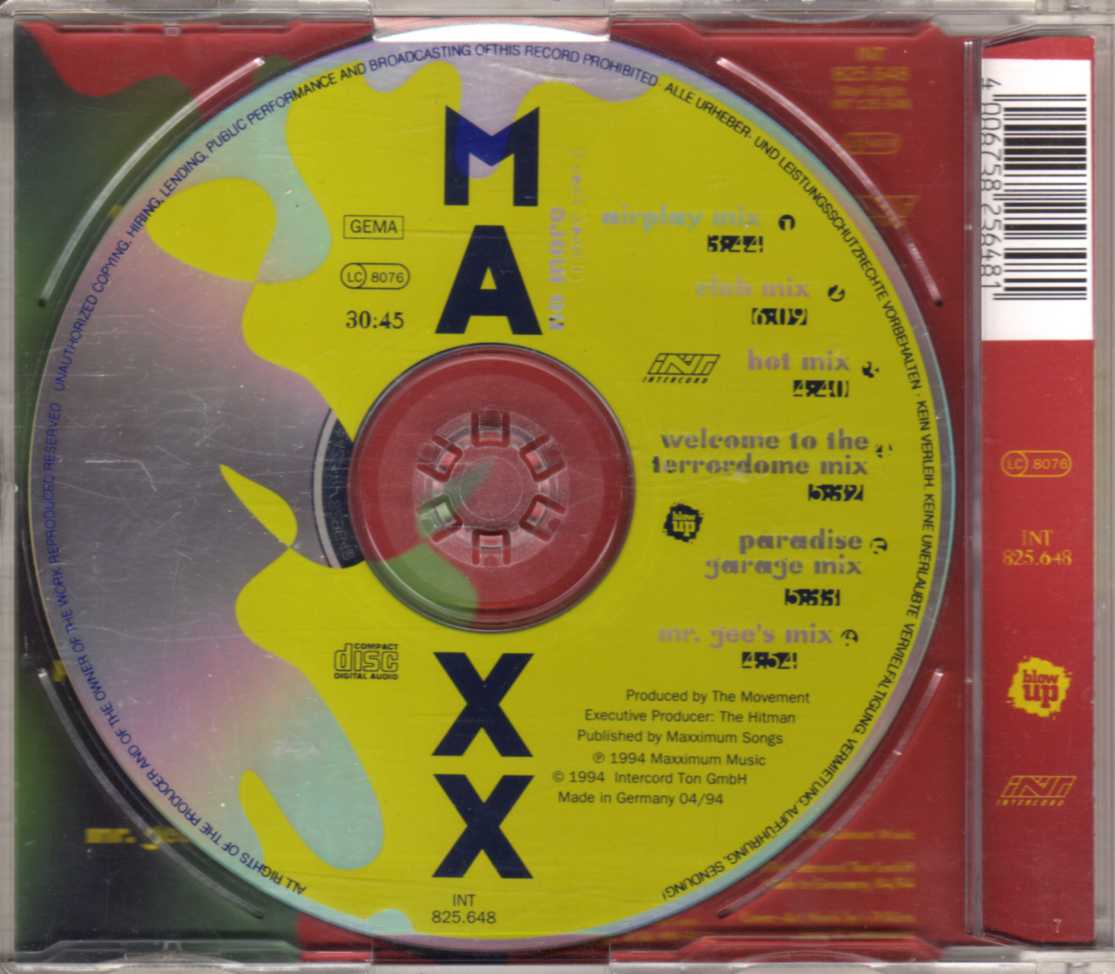 Maxx – No More (I Can’t Stand It) – CDM | Eurodance 90 CD shop