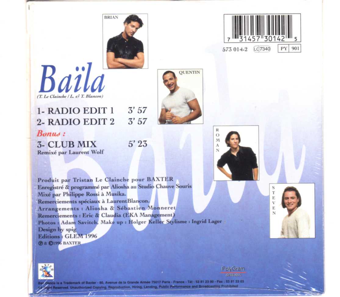 Alliage – Baïla – CDS | Eurodance 90 CD shop