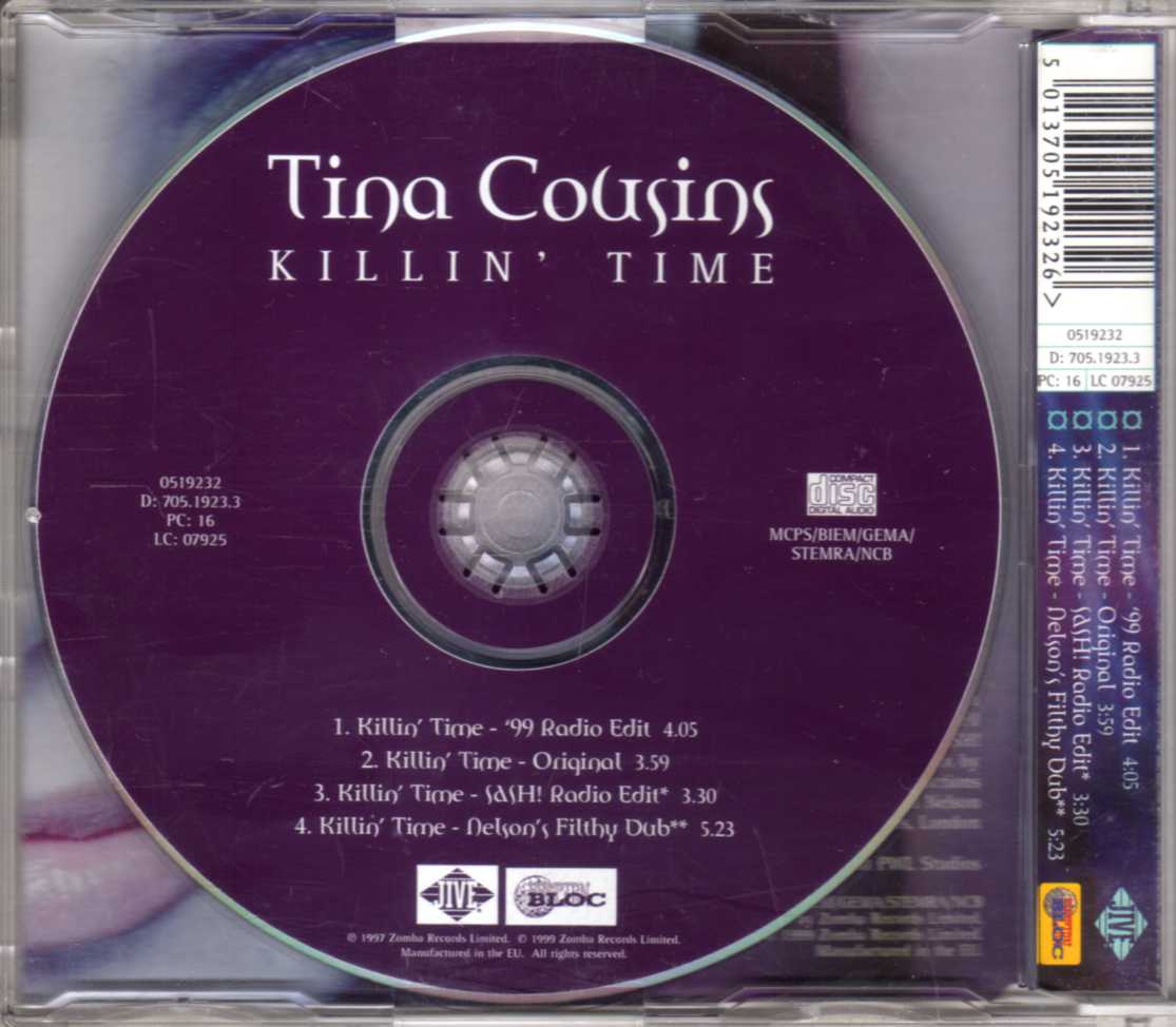 Tina Cousins – Killin’ Time – CDM | Eurodance 90 CD shop