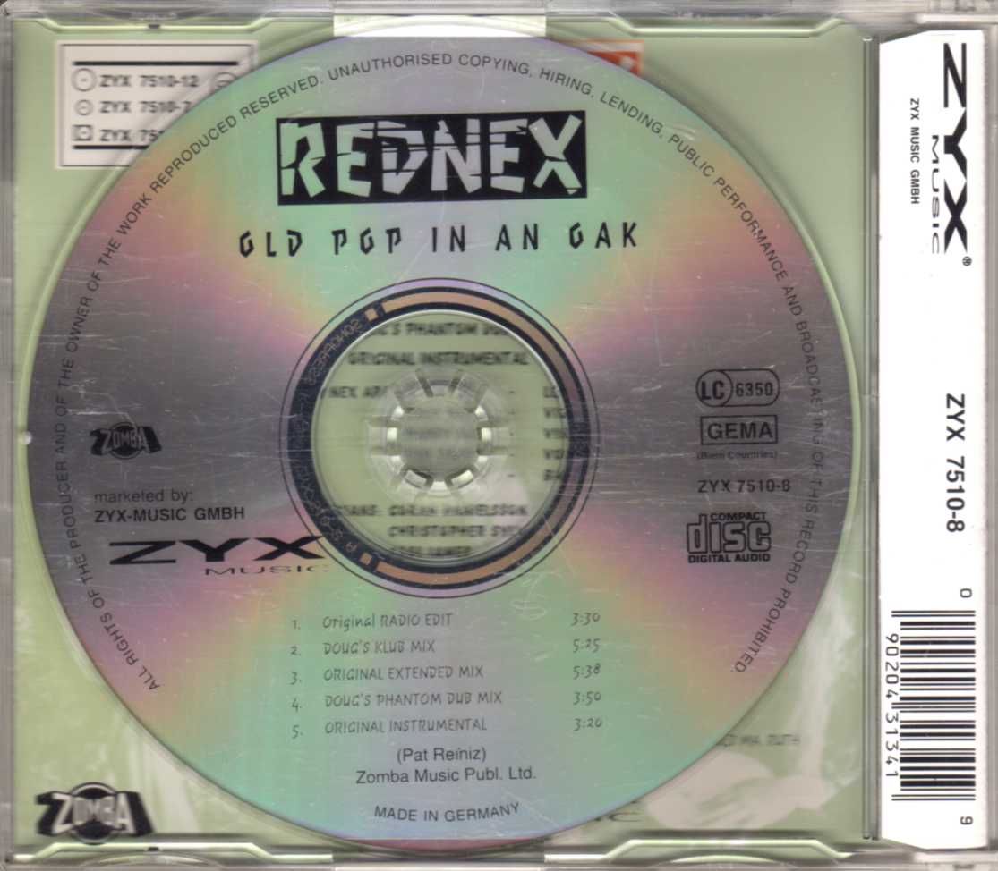 Rednex – Old Pop In An Oak – CDM | Eurodance 90 CD shop