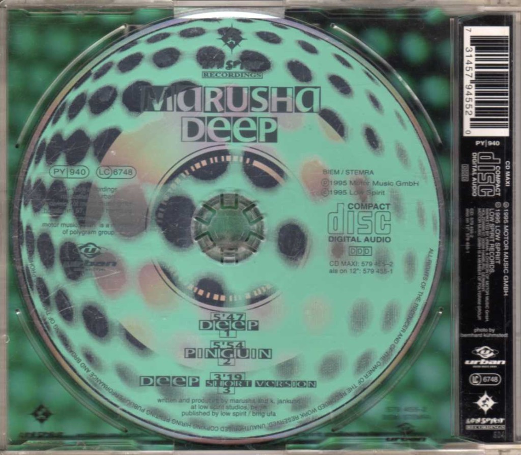 Marusha – Deep – CDM | Eurodance 90 CD shop