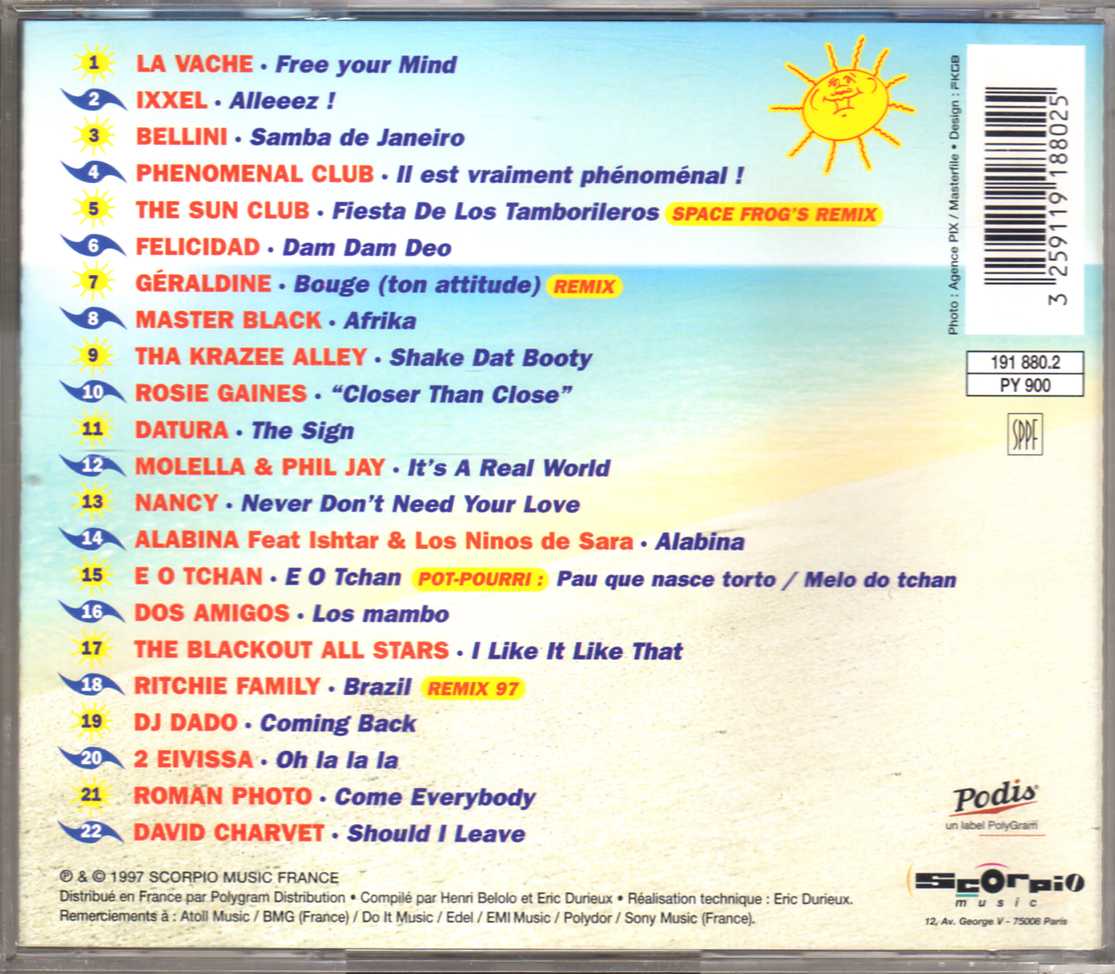 Compilation – L’Été Des Hits Vol. 2 – CD | Eurodance 90 CD shop