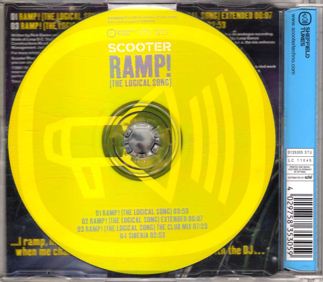Scooter – Ramp! (The Logical Song) – CDM | Eurodance 90 CD shop