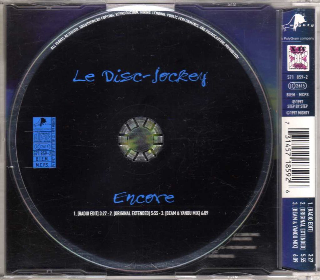 Encore – Le Disc-Jockey – CDM | Eurodance 90 CD shop