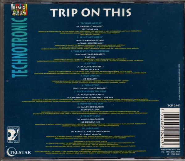 Technotronic – Trip On This – The Remixes – CDA | Eurodance 90 CD shop