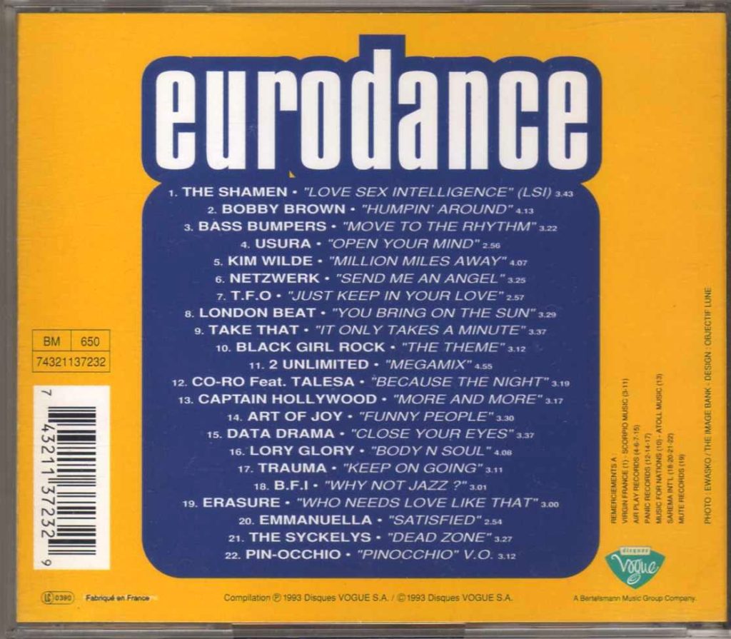 Compilation – Eurodance (Vol. 3) – CD | Eurodance 90 CD shop