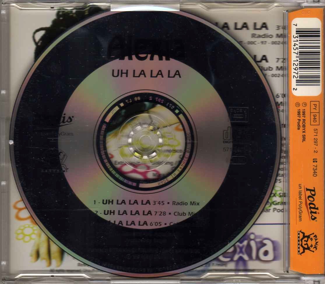 Alexia – Uh La La La – CDM | Eurodance 90 CD shop