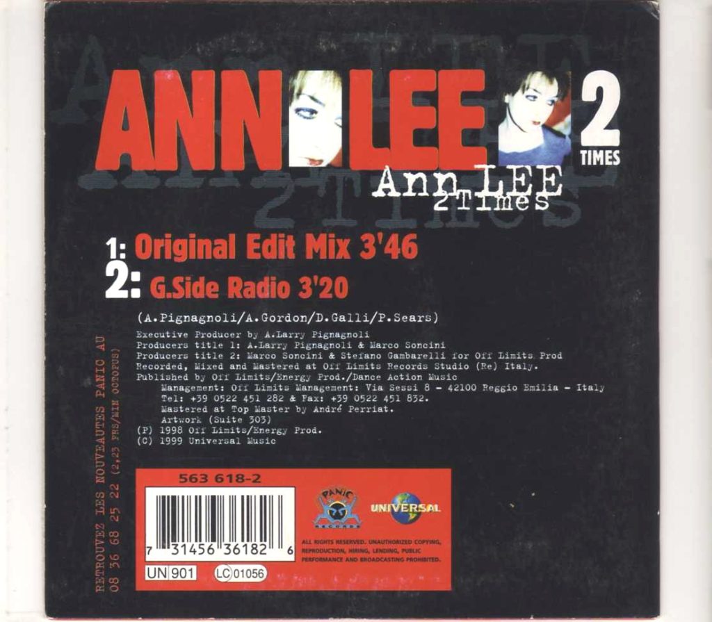 Ann Lee – 2 Times – CDS | Eurodance 90 CD shop