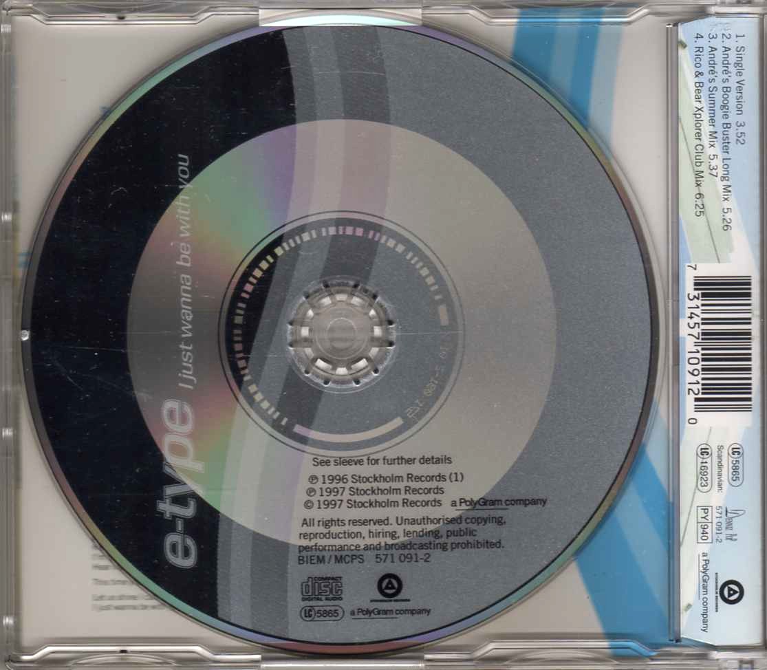 E-Type – I Just Wanna Be With You – CDM | Eurodance 90 CD shop