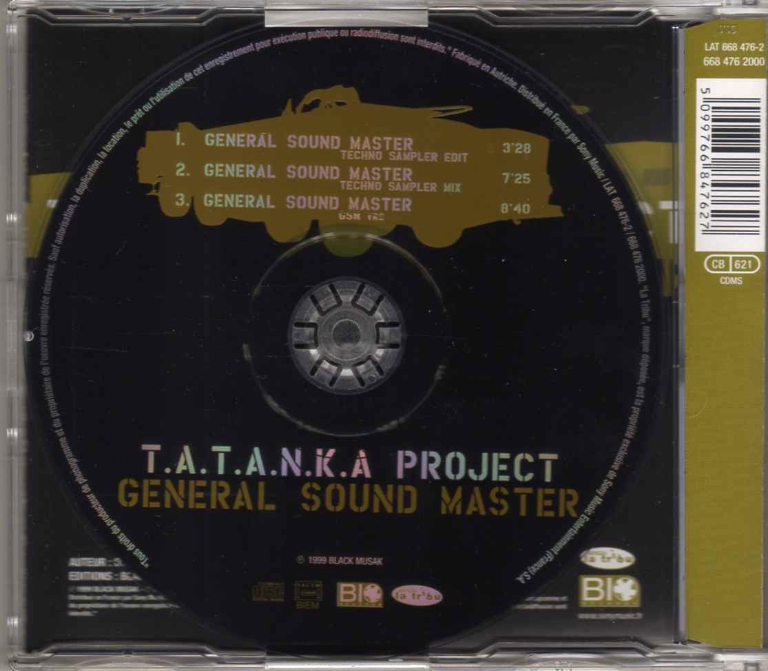 T.A.T.A.N.K.A. Project – General Sound Master – CDM | Eurodance 90 CD shop