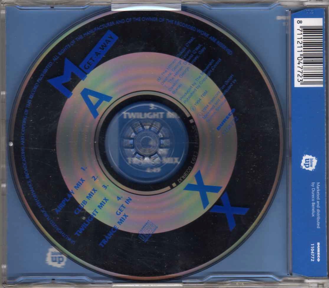 Maxx – Get-A-Way – CDM | Eurodance 90 CD shop